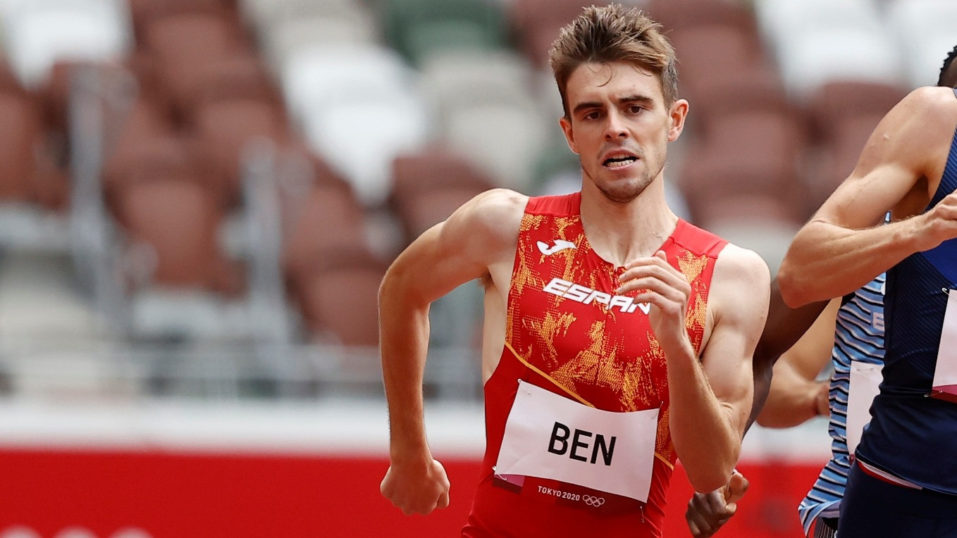 El gallego Adrián Ben se mete en la final de 800 metros de las Olimpiadas