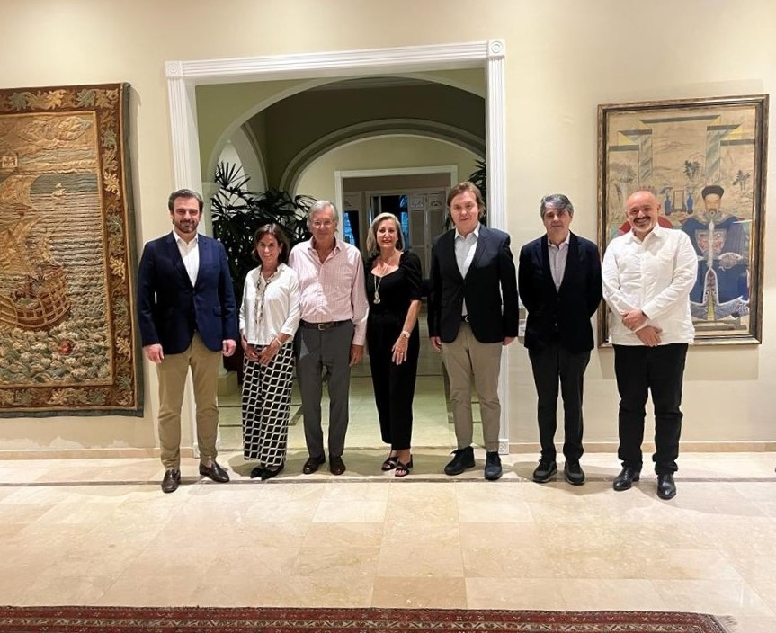 Diego Calvo se reúne con el embajador de España en la República Dominicana