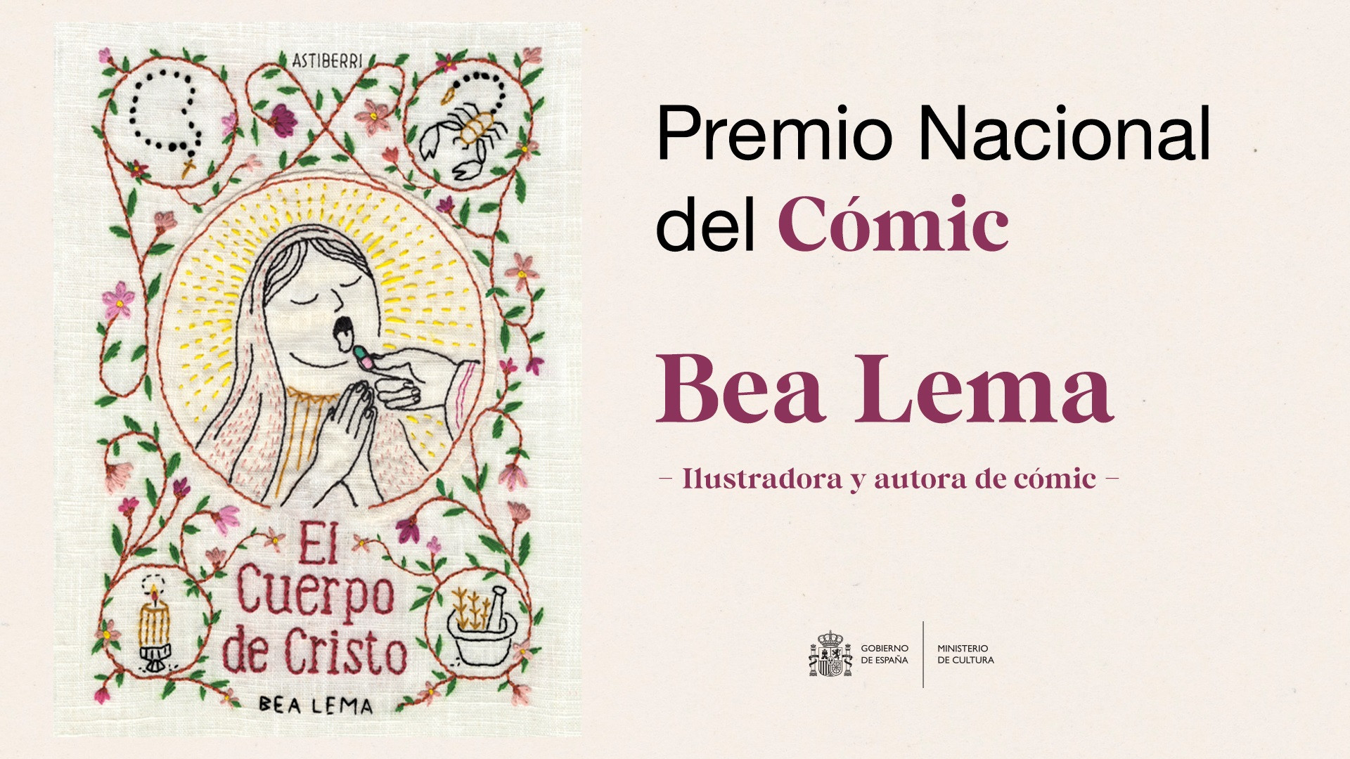 Bea Lema, Premio Nacional del Cómic 2024, por su obra 'El cuerpo de Cristo'