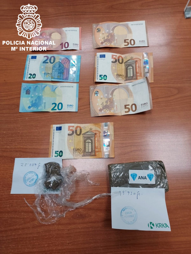 Detenido un joven con casi 100 gramos de hachís sorprendido cuando ...